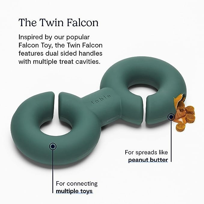 Fable 狗狗益智漏食玩具-雙勾型(Twin Falcon Toy) – MOMObox TW